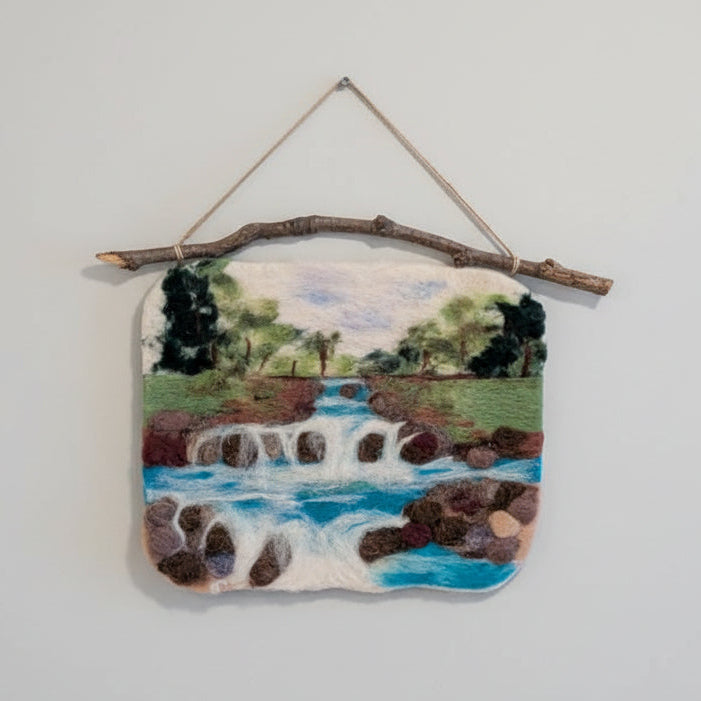 Felted Wall Decor - Waterfalls – Magic of Wool Studio